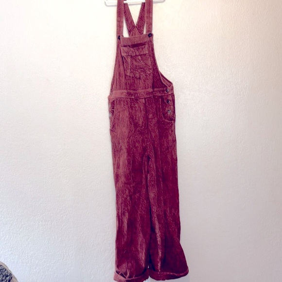 J. Jill | Pants & Jumpsuits | J Jill Rust Brown Corduroy Overalls M ...